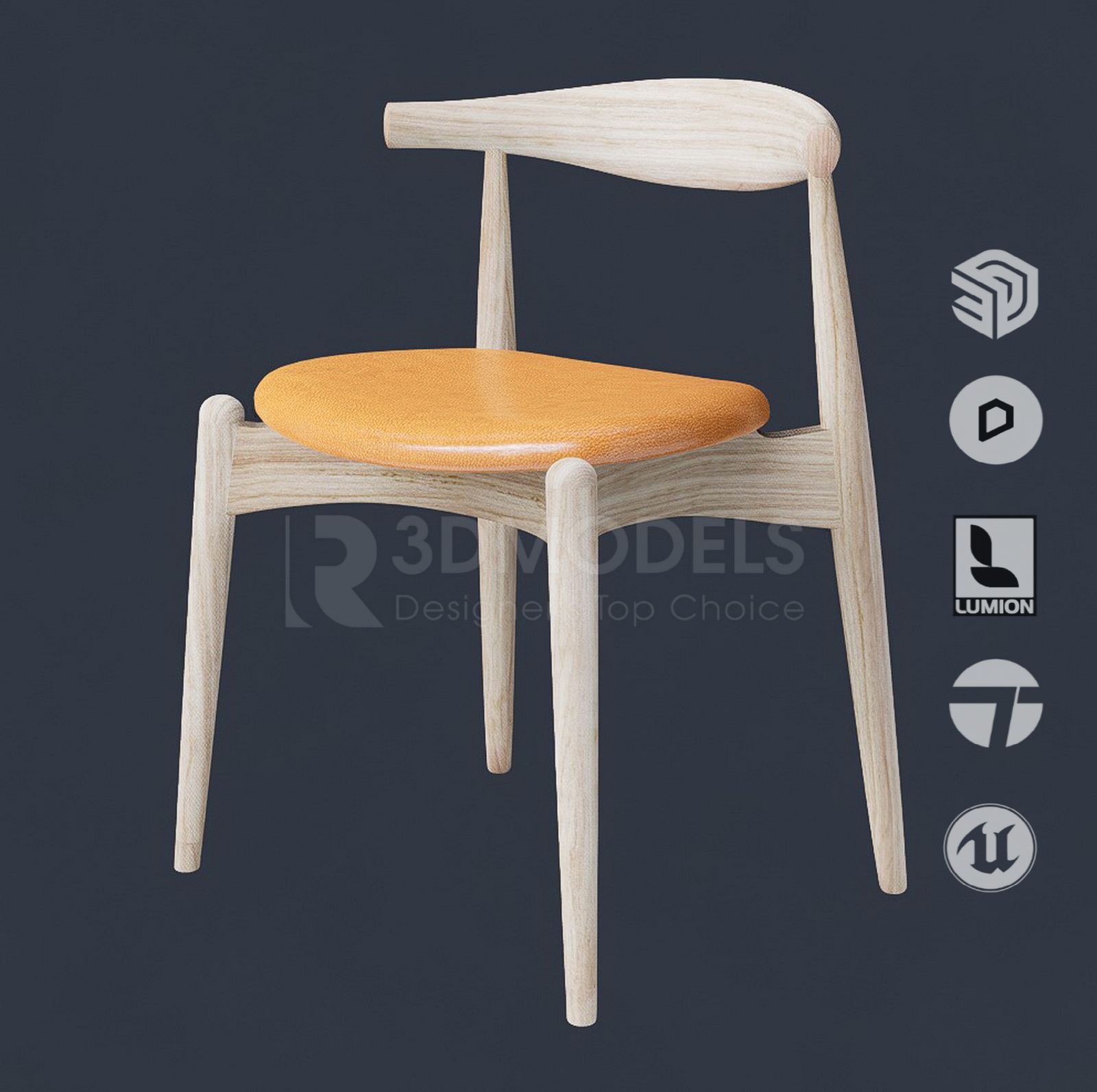 Chair - RT3DModels is a website that offers free real-time 3D models in ...