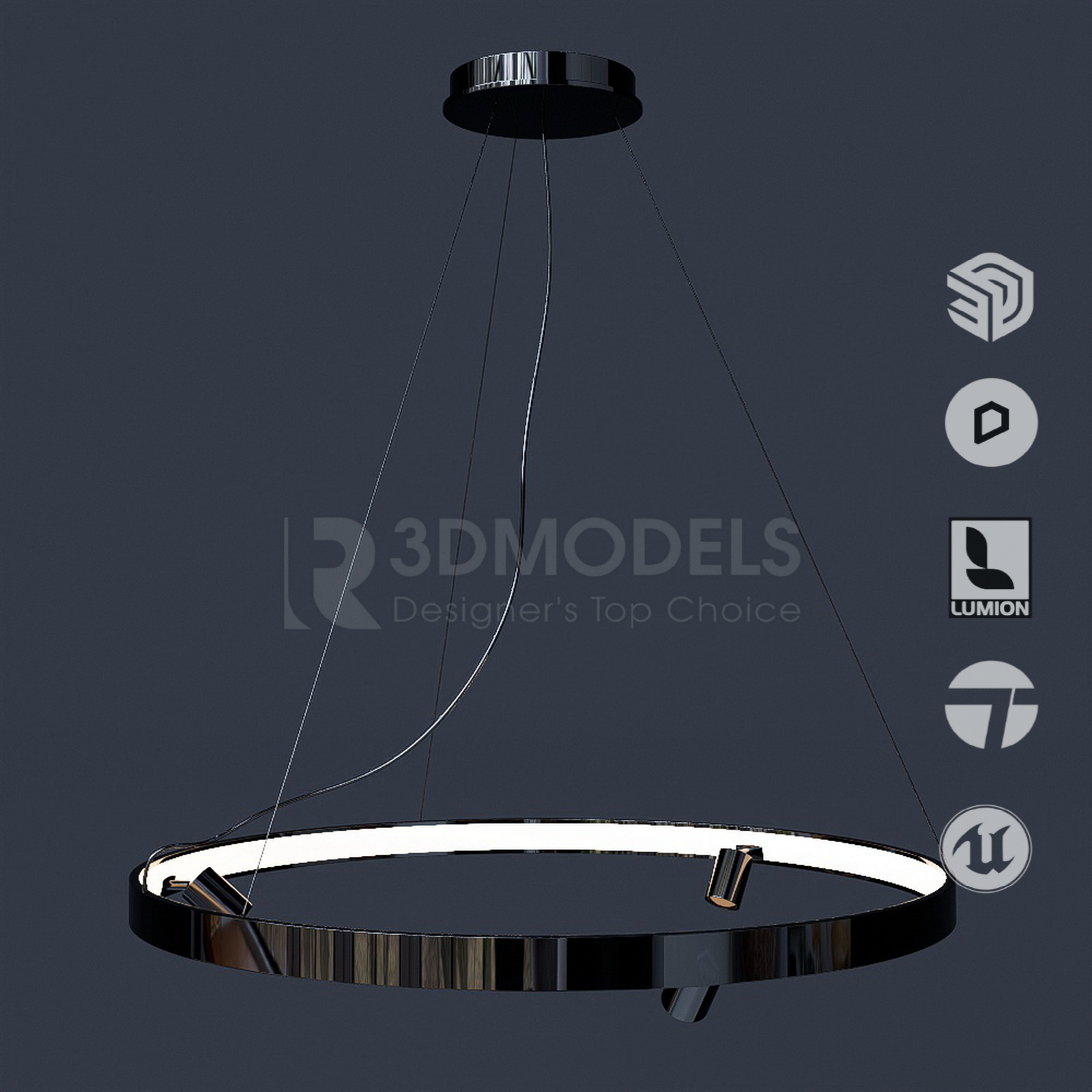 Ceiling light - RT3DModels is a website that offers free real-time 3D ...