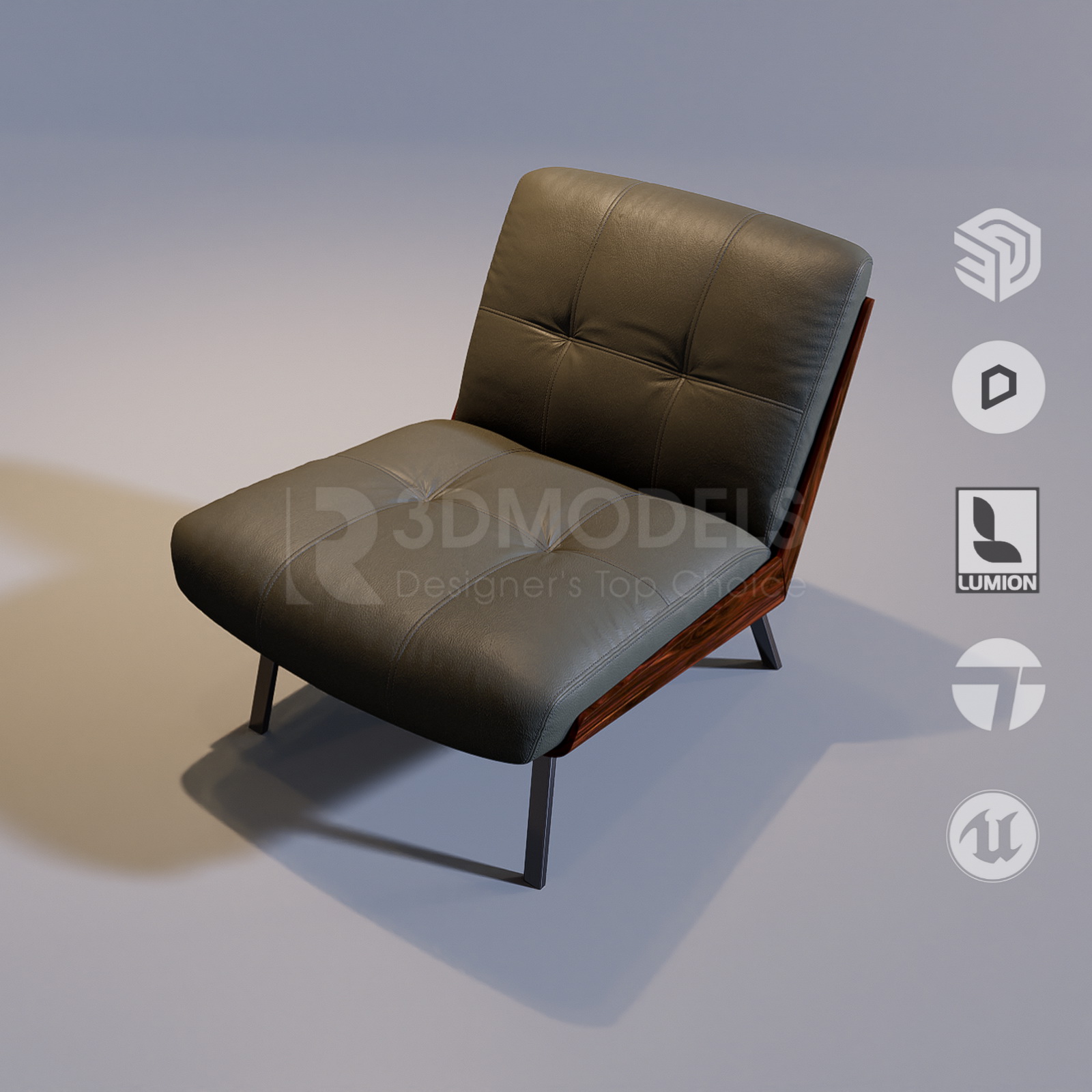 Chair - RT3DModels is a website that offers free real-time 3D models in ...