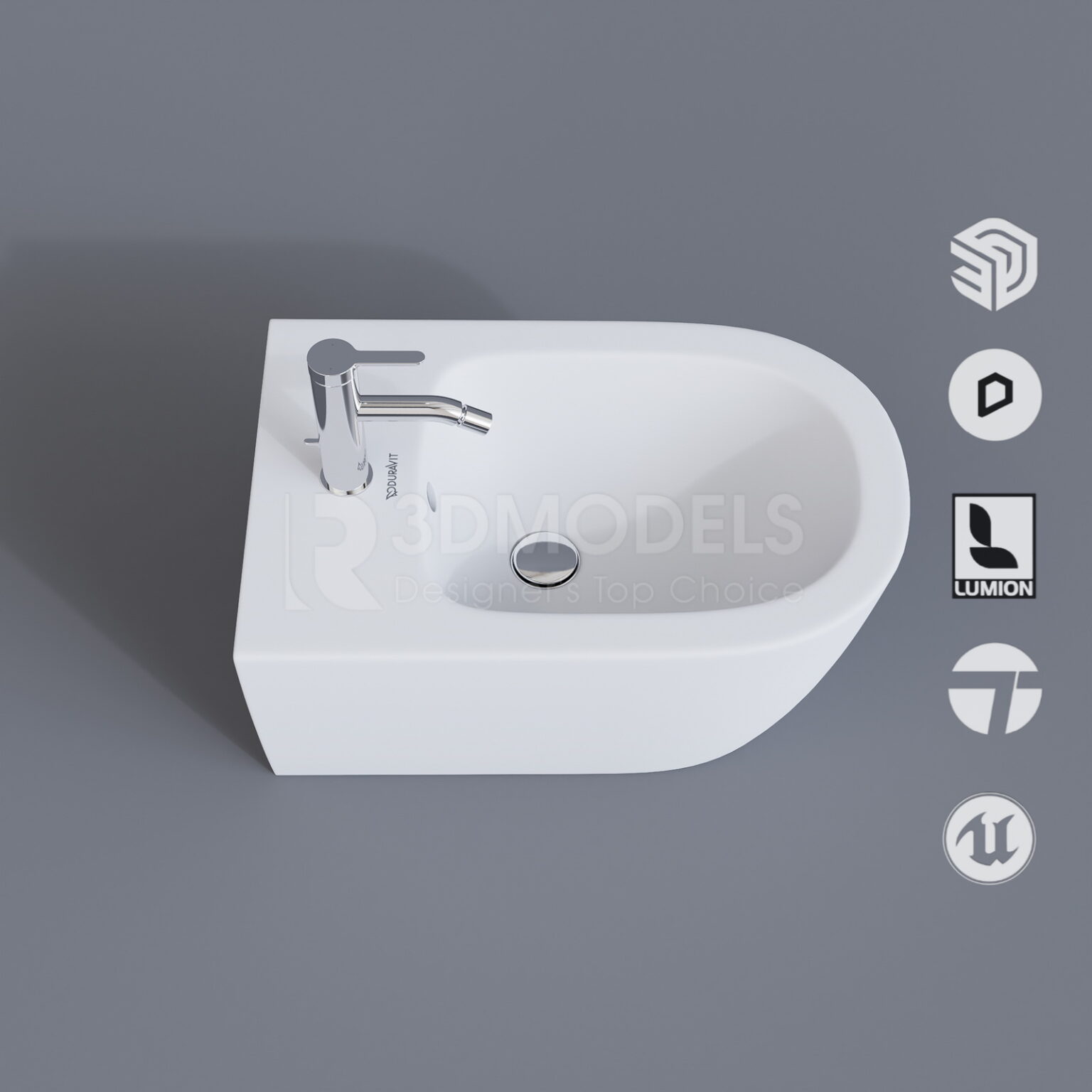 Wash basin - RT3DModels is a website that offers free real-time 3D ...