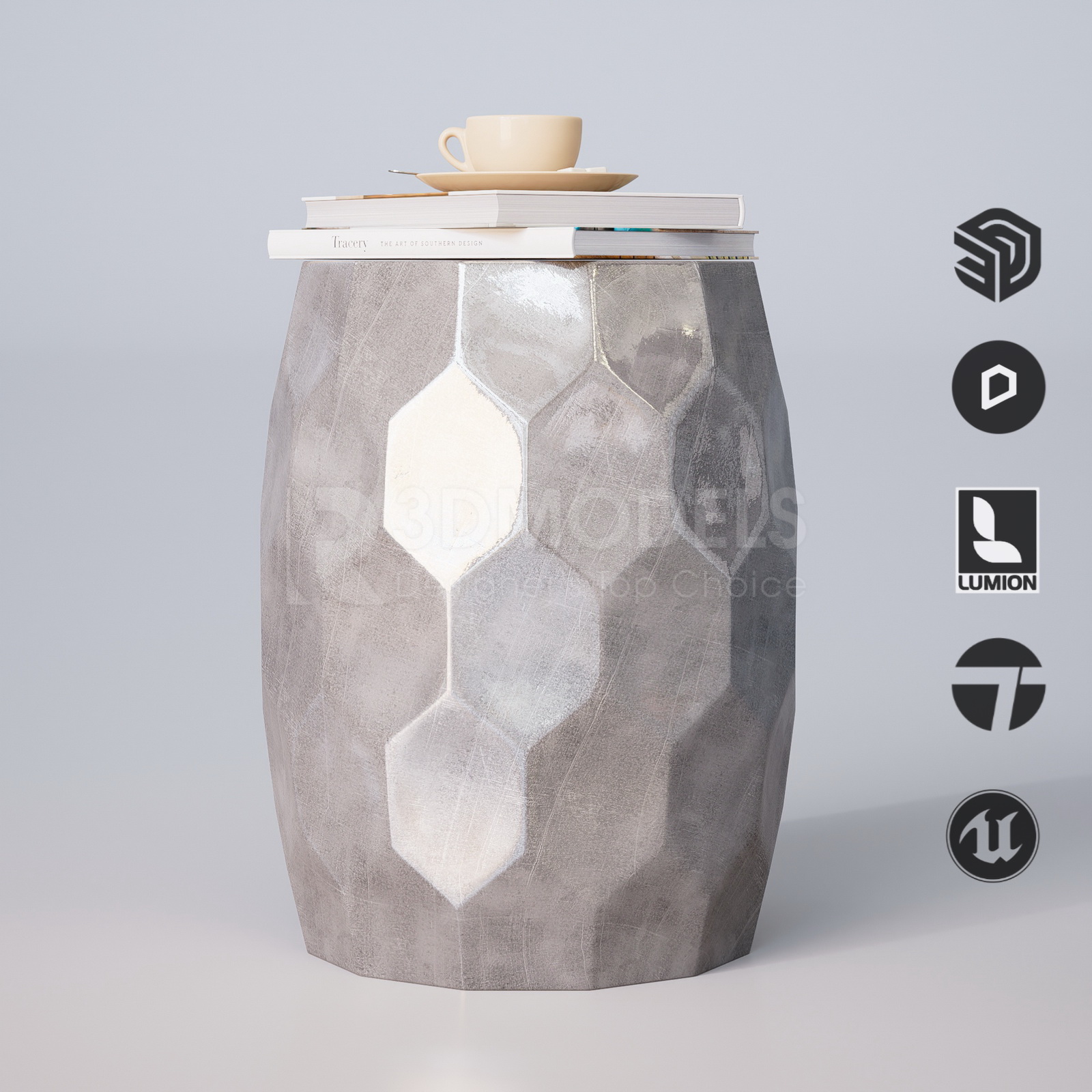 Bedside tables - RT3DModels is a website that offers free real-time 3D ...