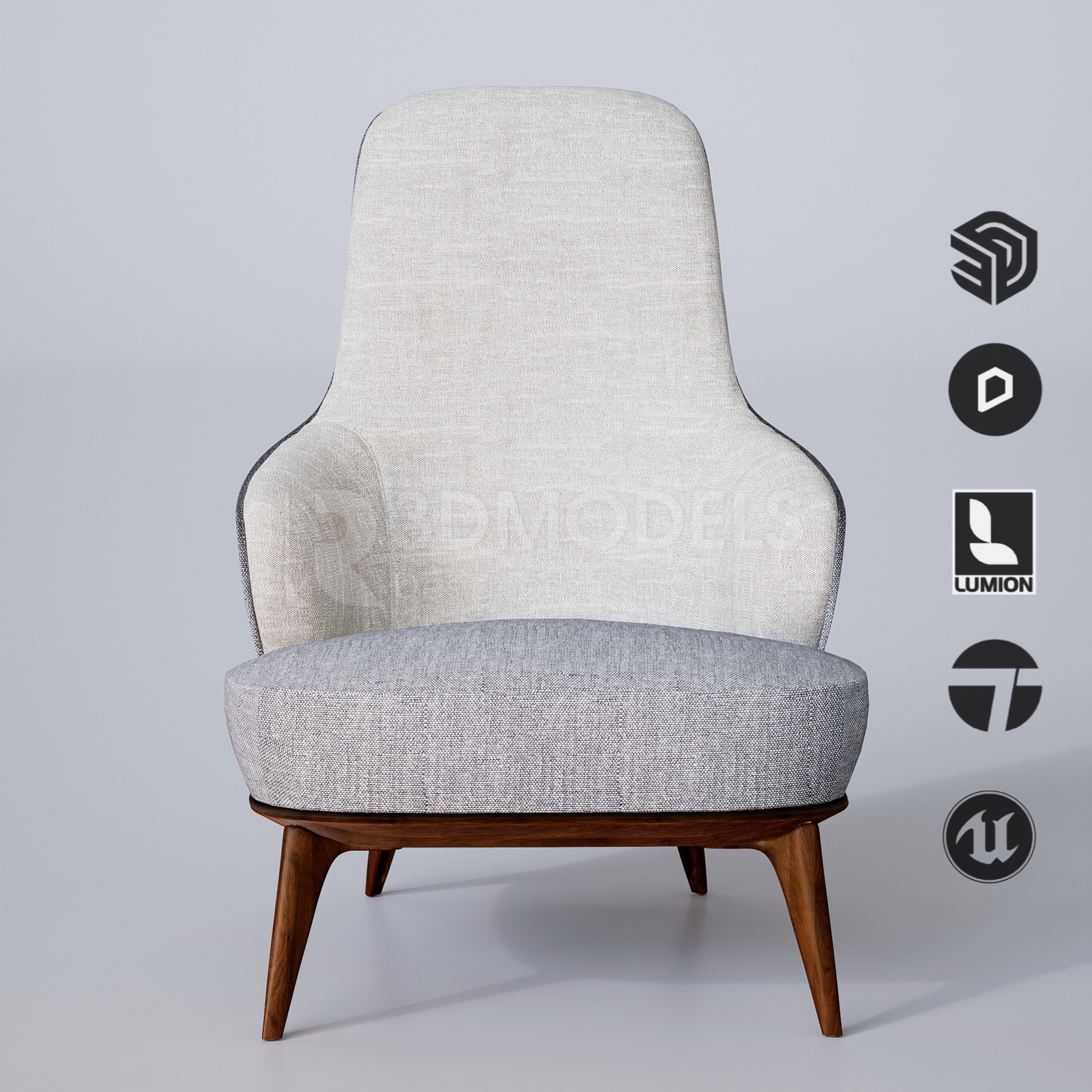Chair - RT3DModels is a website that offers free real-time 3D models in ...