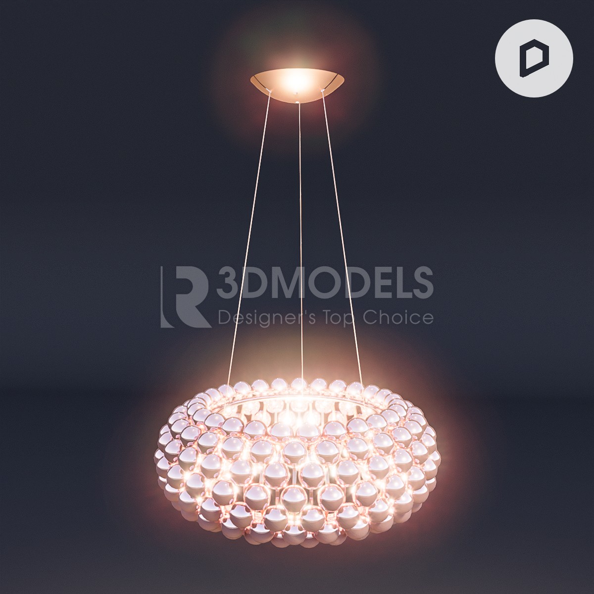 Ceiling light - RT3DModels is a website that offers free real-time 3D ...
