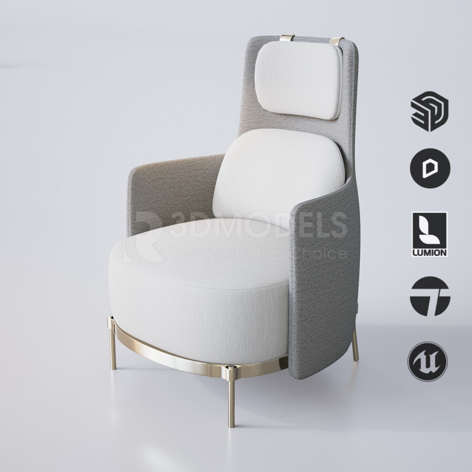 Chair - RT3DModels is a website that offers free real-time 3D models in ...