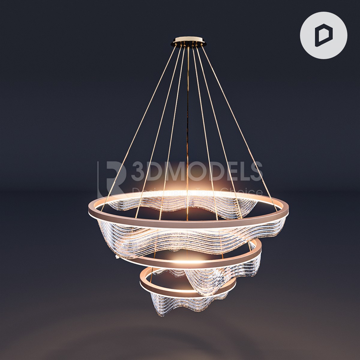 Ceiling light - RT3DModels is a website that offers free real-time 3D ...