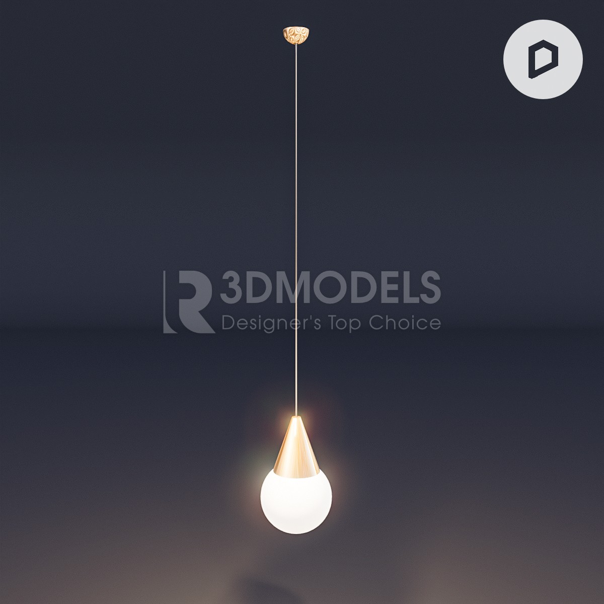 Ceiling light - RT3DModels is a website that offers free real-time 3D ...