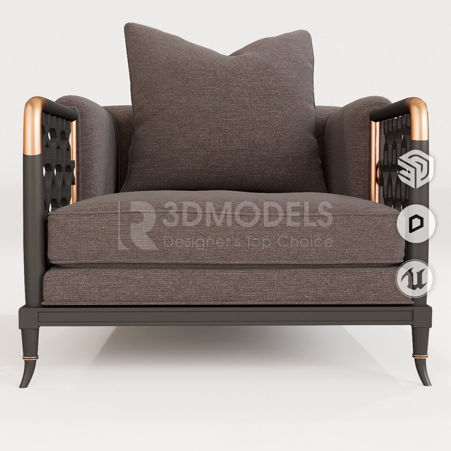 RT3Dmodels Arm Chair_06371
