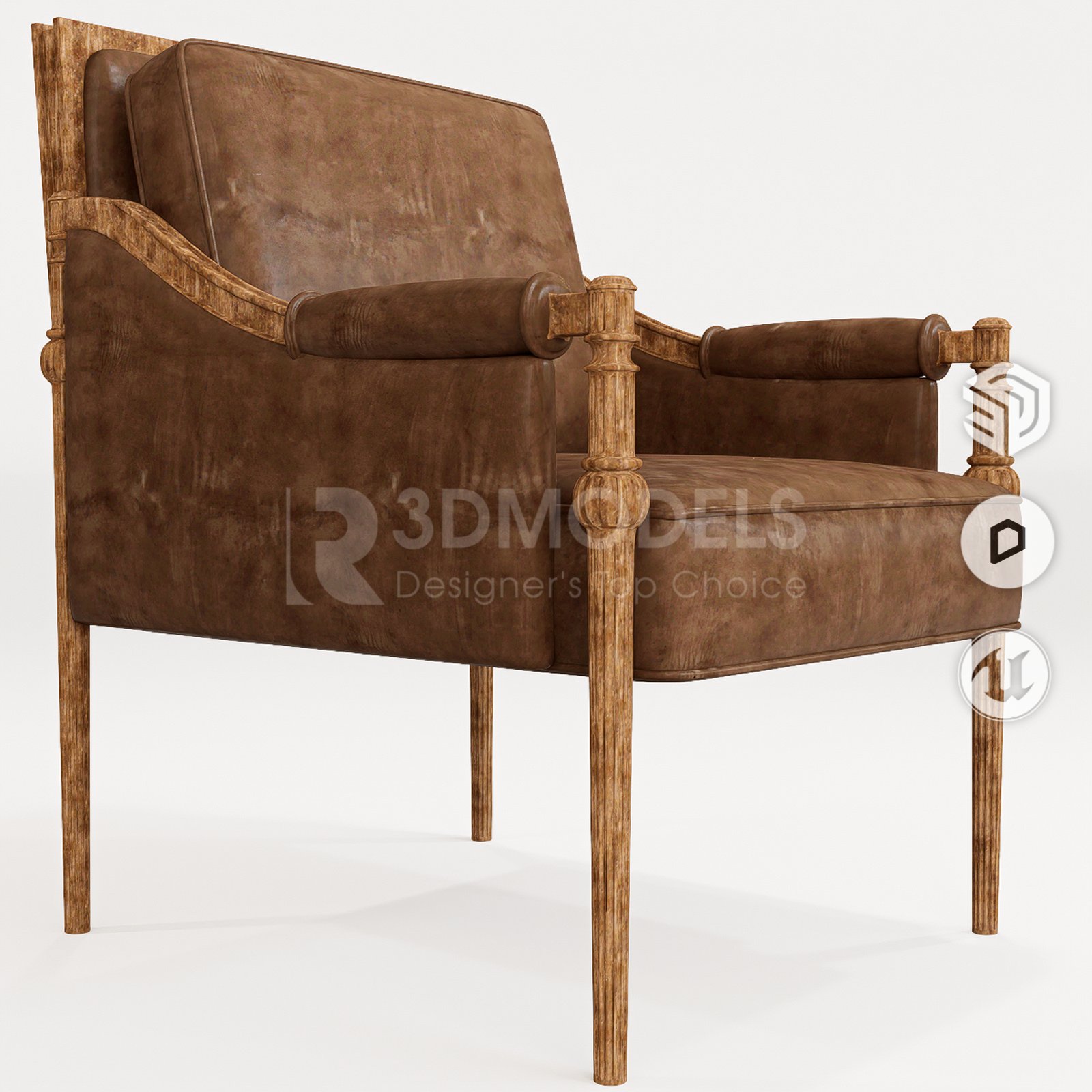 RT3Dmodels Arm Chair_06381
