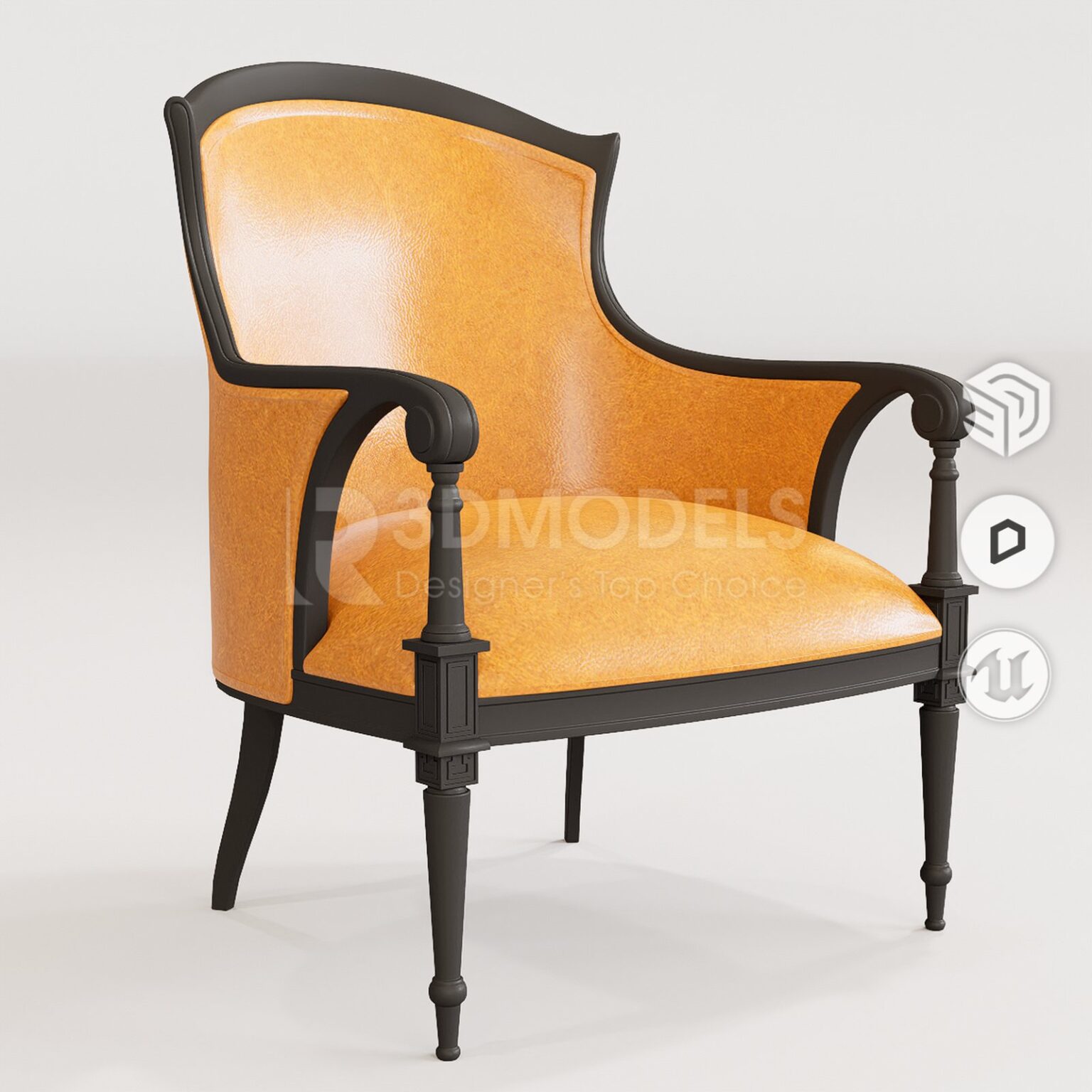 Chair - RT3DModels is a website that offers free real-time 3D models in ...
