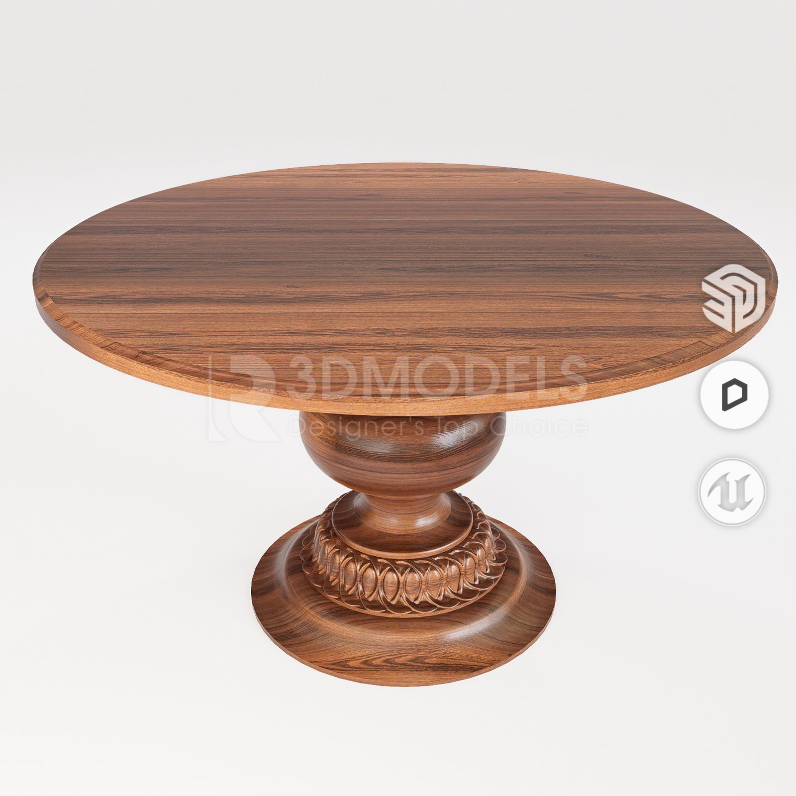 Table - RT3DModels is a website that offers free real-time 3D models in ...